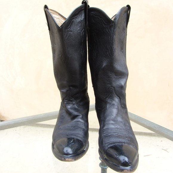 Dan Post | Shoes | Dan Post Cowboy Boots Black Boots Size 8 | Poshmark